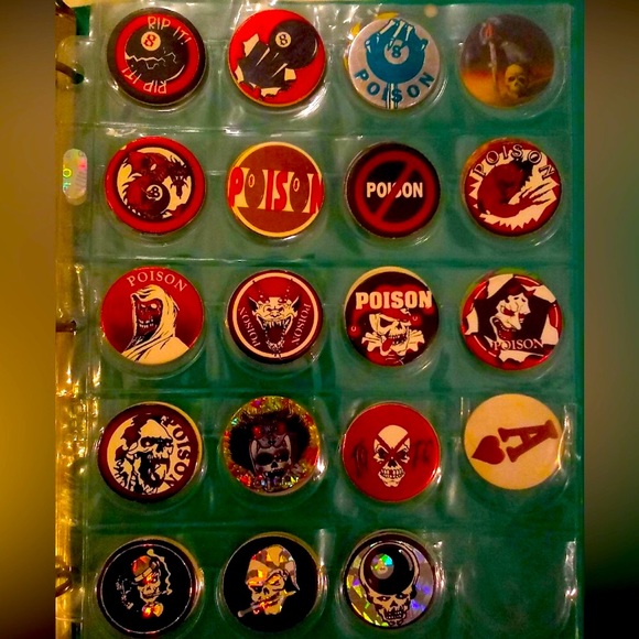 Pog | Other | Pogs Collection With Jots Board And Case Boardgames ...